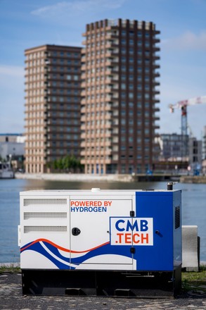 Cmbtech Multimodal Hydrogen Energy Charging Station Editorial Stock ...