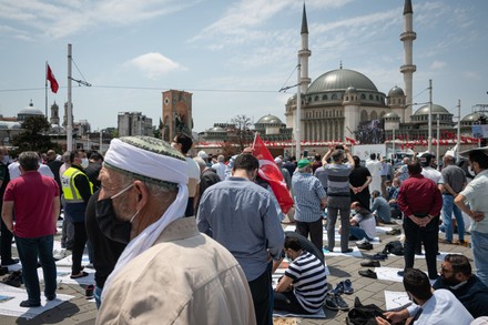 Turkish Pres. Erdogan Inagurates Symbolic New Taksim Mosque, Istanbul ...