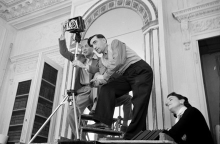 Men Checking Camera During Fashion Show Editorial Stock Photo - Stock ...