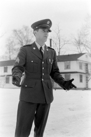 Soldier Standing Outside During Return Elvis Editorial Stock Photo ...