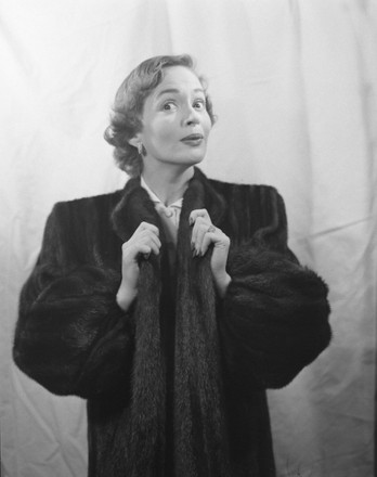 Mary Healy Wearing Fur Coat 1948 Editorial Stock Photo - Stock Image ...