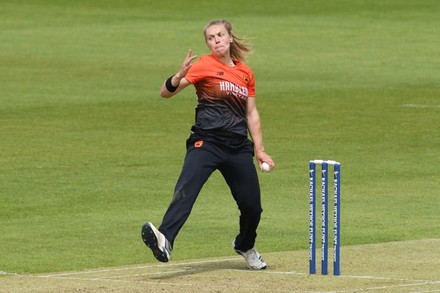 Lucy Higham Lightning Cricket Batting During Editorial Stock Photo ...