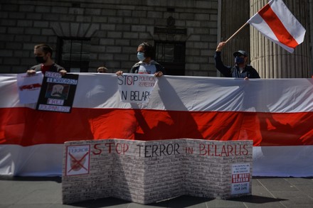 Members Local Belarusian Diaspora Activists Local Editorial Stock Photo ...