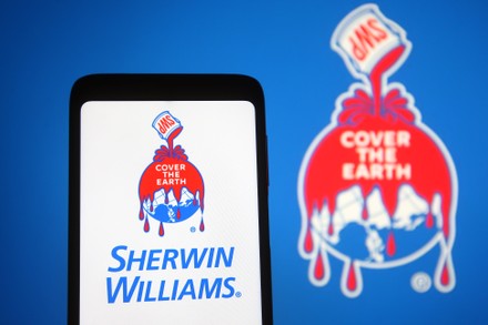 This Photo Illustration Sherwinwilliams Company Logo Editorial Stock ...