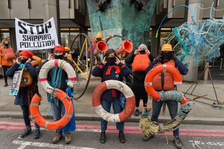 Activists Ocean Rebellion Stage Protest Outside Editorial Stock Photo ...