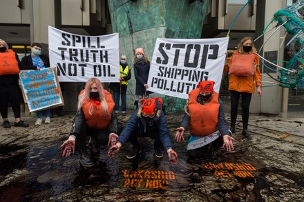 Activists Ocean Rebellion Stage Protest Outside Editorial Stock Photo ...