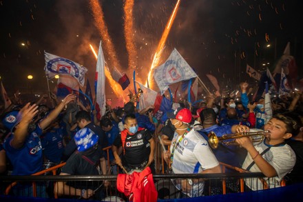 Fans Mexican Soccer Team Cruz Azul Editorial Stock Photo - Stock Image ...