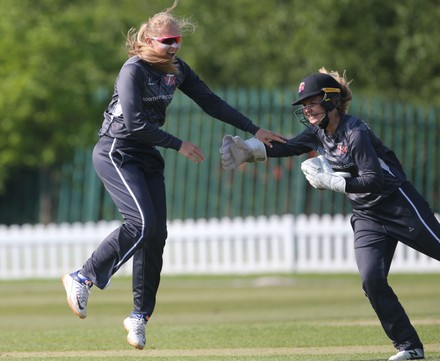 Lancashire Thunder v Sunrisers, Women's Cricket T20 - 31 May 2021 Stock ...
