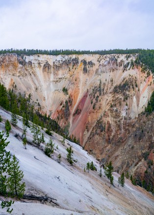 General View Multicolored Rock Face Grand Editorial Stock Photo - Stock ...