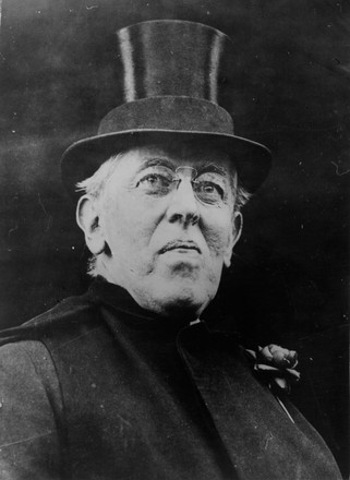Portrait President Woodrow Wilson 18561924 Editorial Stock Photo ...