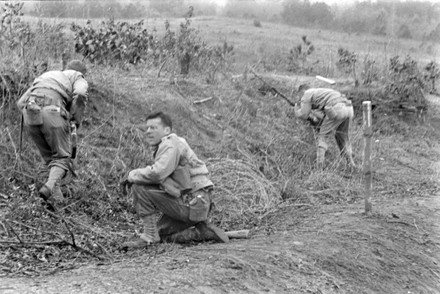 Soldiers Hiding Shrubs During Their Training Editorial Stock Photo ...