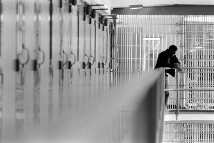 Inmate Leaning Against Railing Soledad State Editorial Stock Photo ...