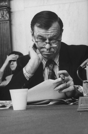 Sen Herman Talmadge Unident Other Listening Editorial Stock Photo ...