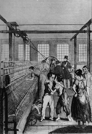 Children Work Cotton Factory Engraving Life Editorial Stock Photo ...