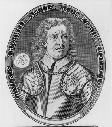Engraving Oliver Cromwell Lord Protector Great Editorial Stock Photo ...