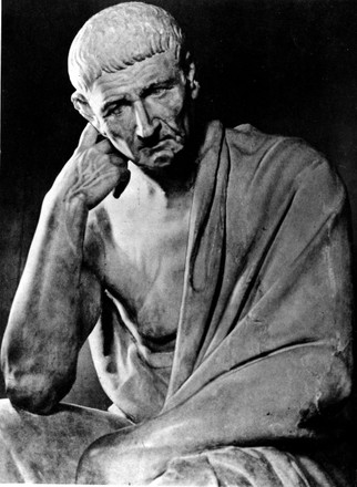 Statue Greek Philosopher Aristotle 384322 Bc Editorial Stock Photo ...
