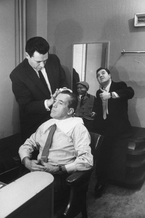 Tv Host Ed Sullivan Being Made Editorial Stock Photo - Stock Image ...