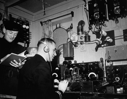 September 1944 British Navy Radio Operators Editorial Stock Photo ...
