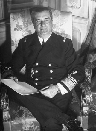 September 1938 Portrait Hungarys Regent Admiral Editorial Stock Photo ...