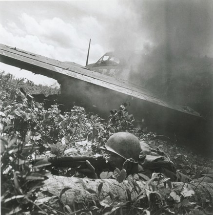 Soldier Crawling On Ground During Battle Editorial Stock Photo - Stock ...