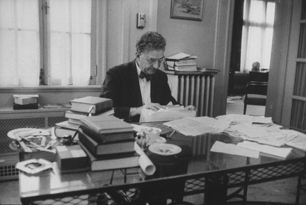 Governor Ohio Frank J Lausche Working Editorial Stock Photo - Stock ...