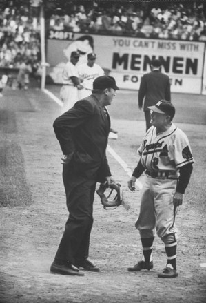Milwaukee Braves Manager Fred Haney R Editorial Stock Photo - Stock ...