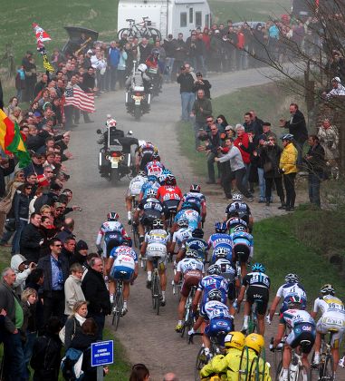 Paris-Roubaix road race, France - 11 Apr 2010 Stock Pictures, Editorial ...