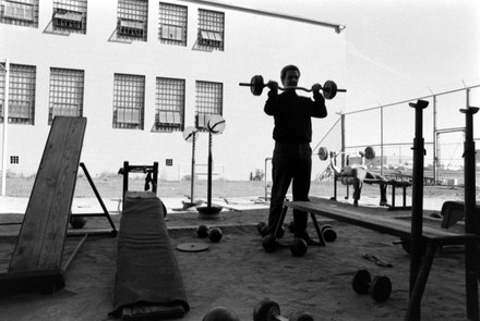 Inmates Lifting Weights Gym Soledad State Editorial Stock Photo - Stock ...