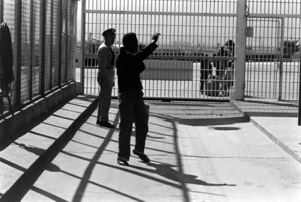 Man Waving His Family Outside Gate Editorial Stock Photo - Stock Image ...