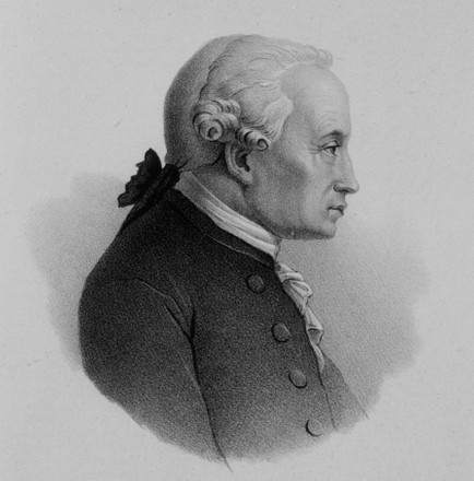 Portrait German Philosopher Immanuel Kant 17241804 Editorial Stock ...