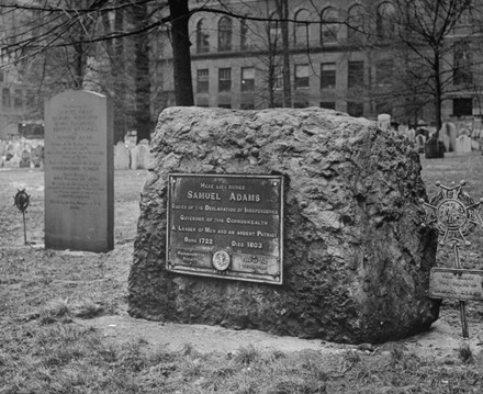 Grave Samuel Adams Granary Burial Ground Editorial Stock Photo - Stock ...