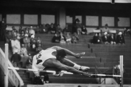 High Jumper Milt Campbell Competing Olympics Editorial Stock Photo ...