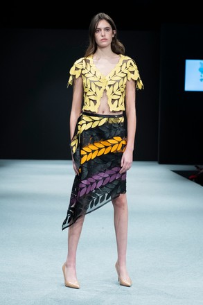Model Walks Runway Istanbul Textile Apparel Editorial Stock Photo ...