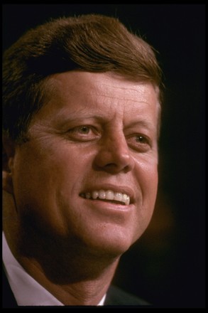 John F Kennedy Speaking Democratic National Editorial Stock Photo ...