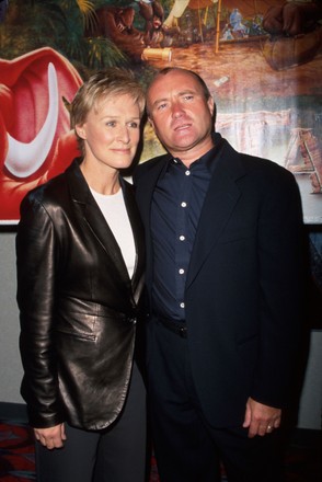 Actress Glenn Close Singersongwriter Phil Collins Editorial Stock Photo ...