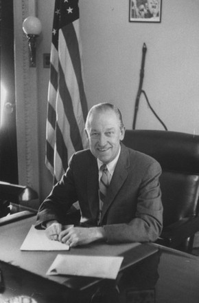 Sen Leslie C Arends Sitting His Editorial Stock Photo - Stock Image ...