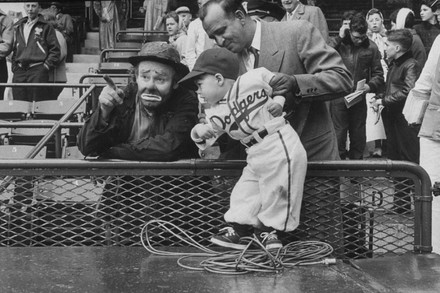 Clown Emmet Kelly Performing Dodgers Game Editorial Stock Photo - Stock ...