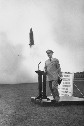 General John B Medaris Giving Speech Editorial Stock Photo - Stock ...