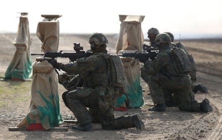Infantrymen Infanterist Der Zukunft Infantryman Future Editorial Stock ...