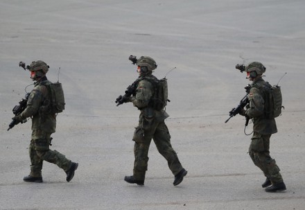 Infantrymen Infanterist Der Zukunft Infantryman Future Editorial Stock ...