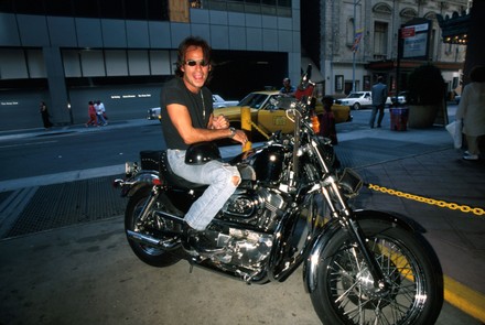 Actor Ricky Paul Goldin On Motorcycle Editorial Stock Photo - Stock ...