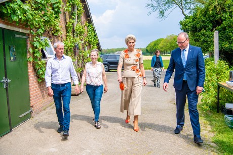 Queen Maxima Netherlands Visits Dairy Farm Editorial Stock Photo ...