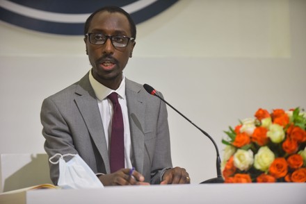 Ethiopia Attorney General Gedion Timothewos Speaks Editorial Stock ...