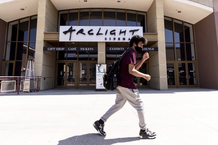 Man Walks Past Closed Arclight Cinemas Editorial Stock Photo - Stock ...