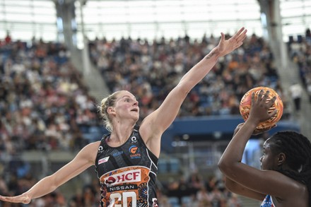 Maddy Proud Nsw Swifts Looks Passing Editorial Stock Photo - Stock ...