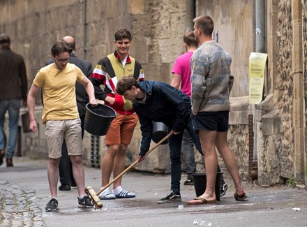 Students Oxford University Clean Mess Left Editorial Stock Photo ...