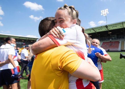 St Helenss Danielle Bush Celebrates Victory Editorial Stock Photo ...