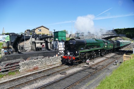 Classic 1940s Express Steam Locomotive Has Editorial Stock Photo ...