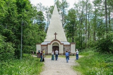 Pyramid Seen Rapa Poland On 3 Editorial Stock Photo - Stock Image ...