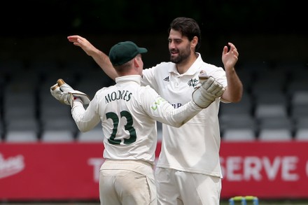 Brett Hutton Nottinghamshire R Celebrates Taking Editorial Stock Photo ...